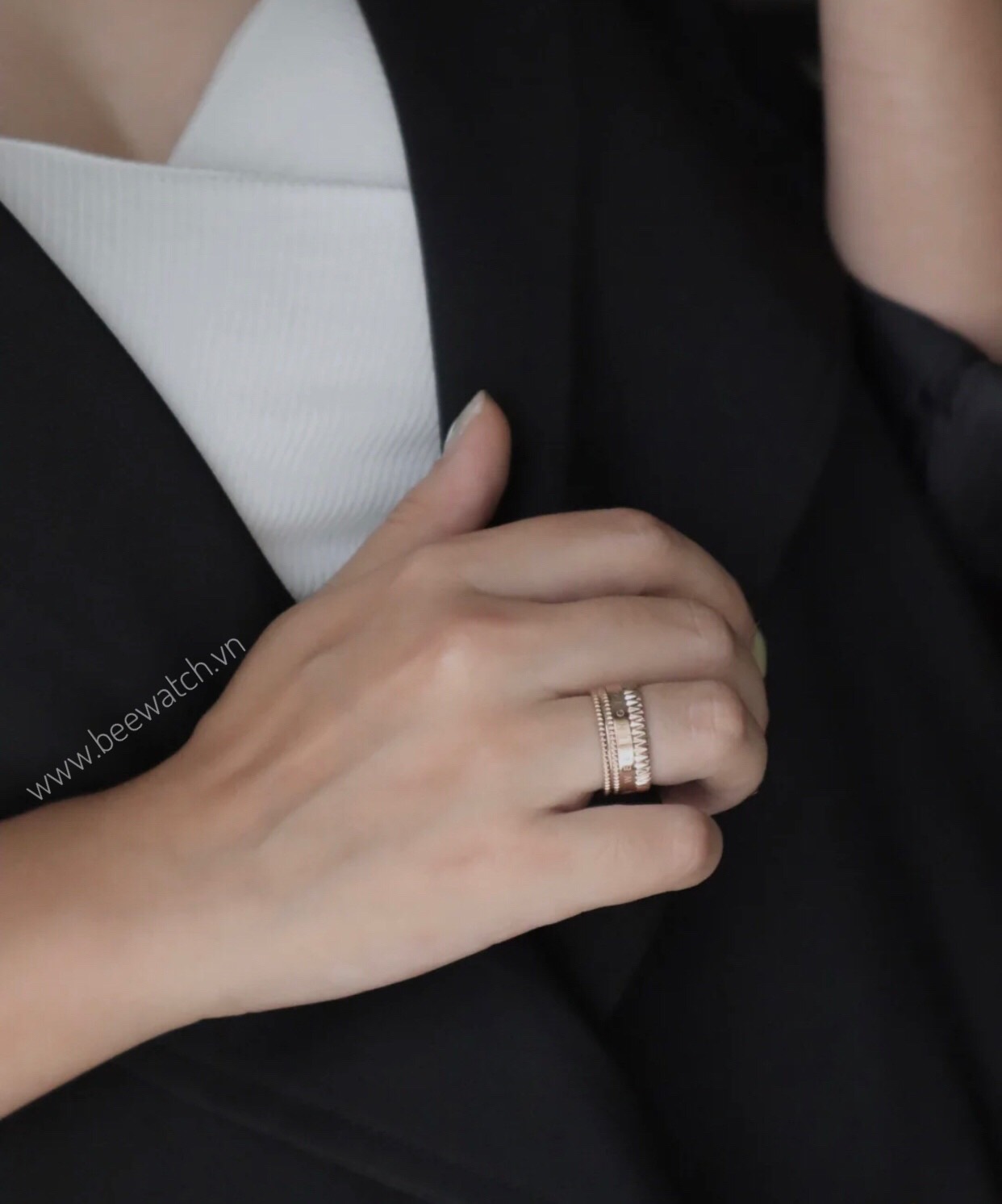 NHẪN DW CHÍNH HÃNG VERSION 5 ELEVATION RING DW ROSE GOLD » Đồng Hồ Phụ ...