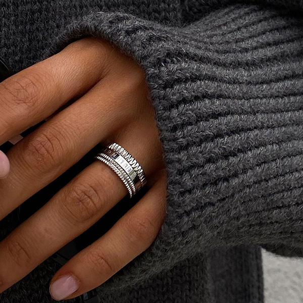 NHẪN DW CHÍNH HÃNG VERSION 5 ELEVATION RING DW SILVER » Đồng Hồ Phụ ...