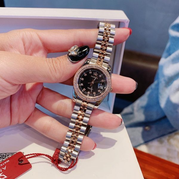 Đồng Hồ Nữ AMICA Mặt Đen Demi Gold Tiểu Rolex » Đồng Hồ Phụ Kiện Chính ...