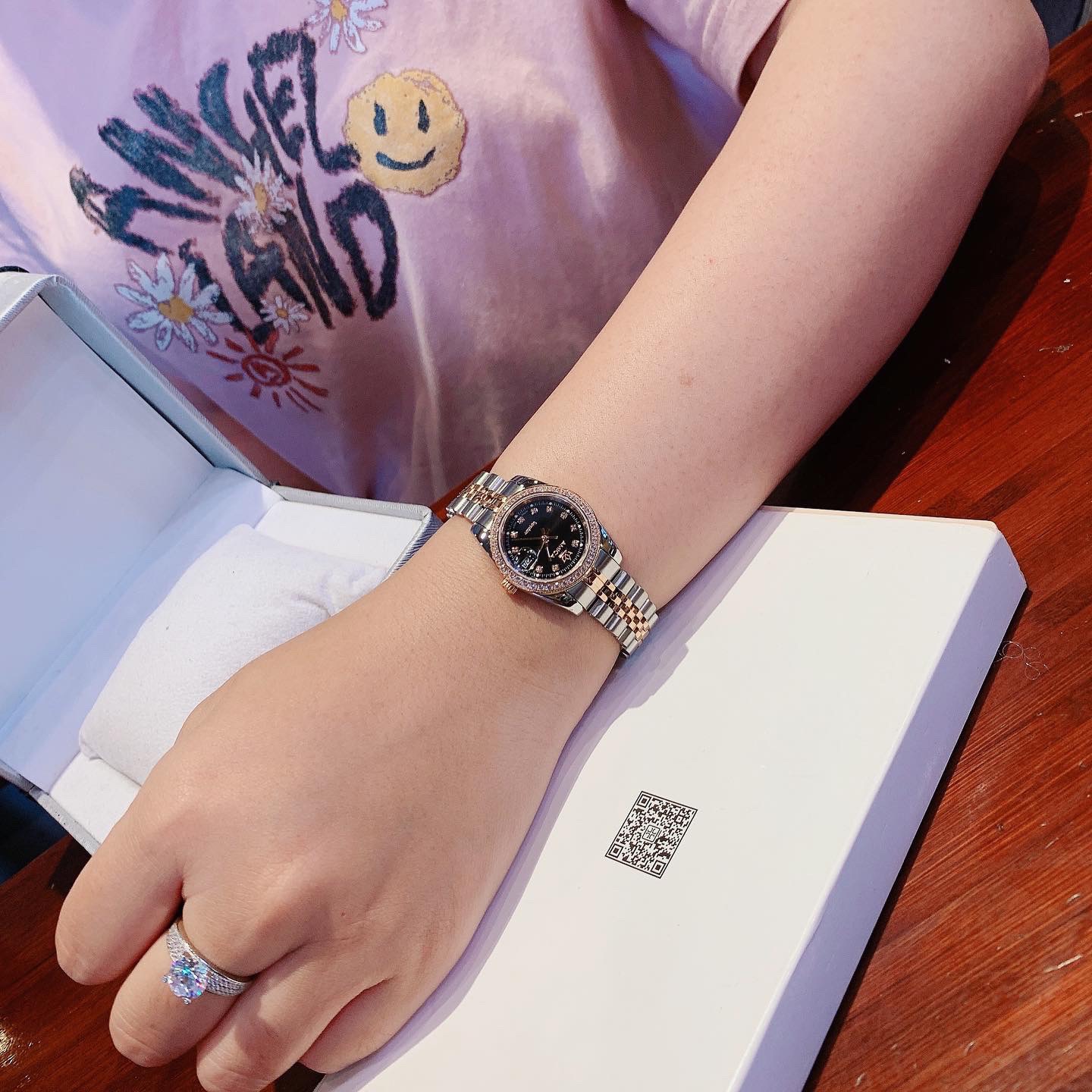 Đồng Hồ Nữ AMICA Mặt Đen Demi Gold Tiểu Rolex » Đồng Hồ Phụ Kiện Chính ...